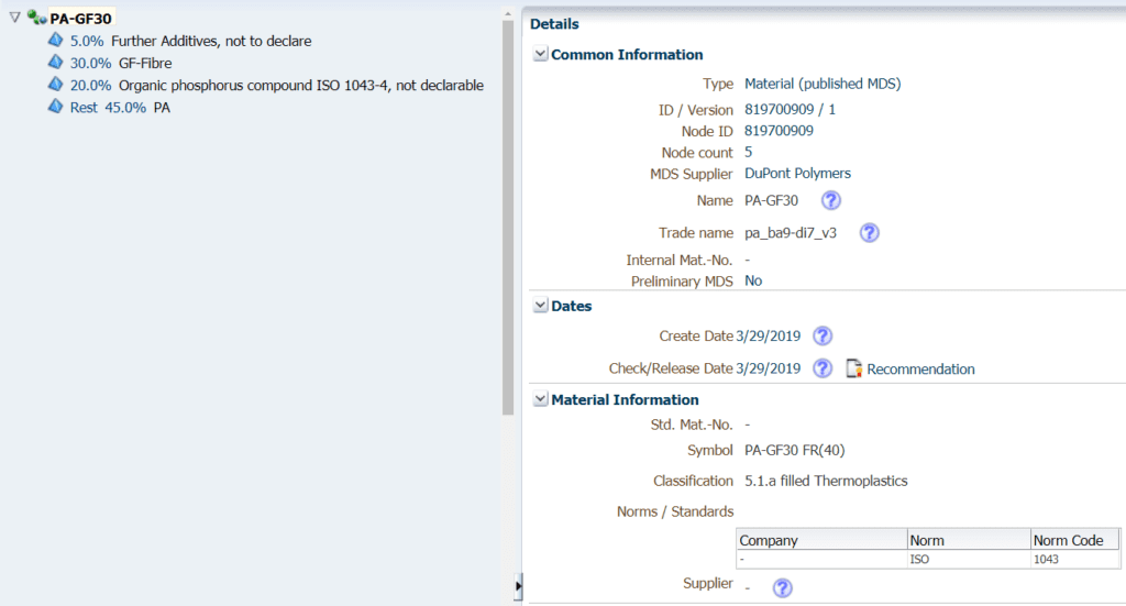 Common IMDS Rejections — Part 3: Creating/Using a Polymer Entry ...