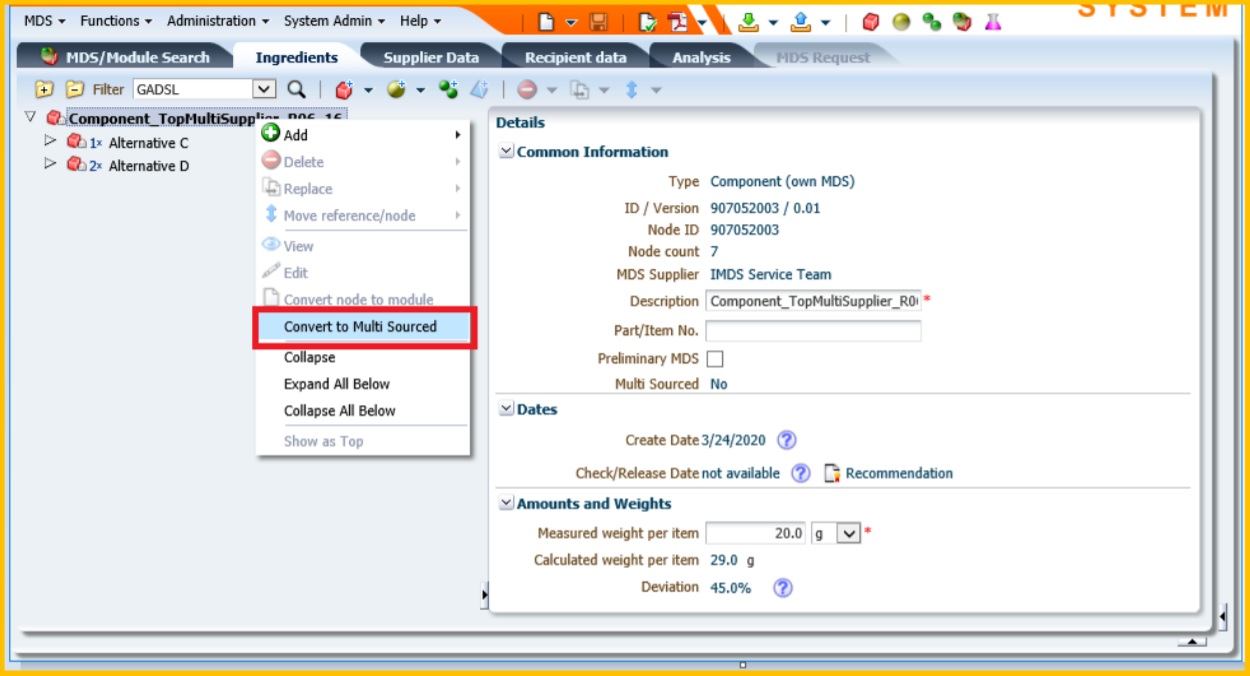Using the New Multi-Sourcing Feature in IMDS 13.0 - Tetra Tech ...